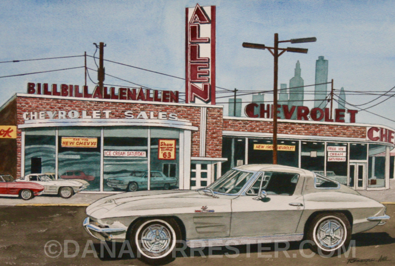 "Bill Bill Allen Allen" – Dana Forrester Watercolors