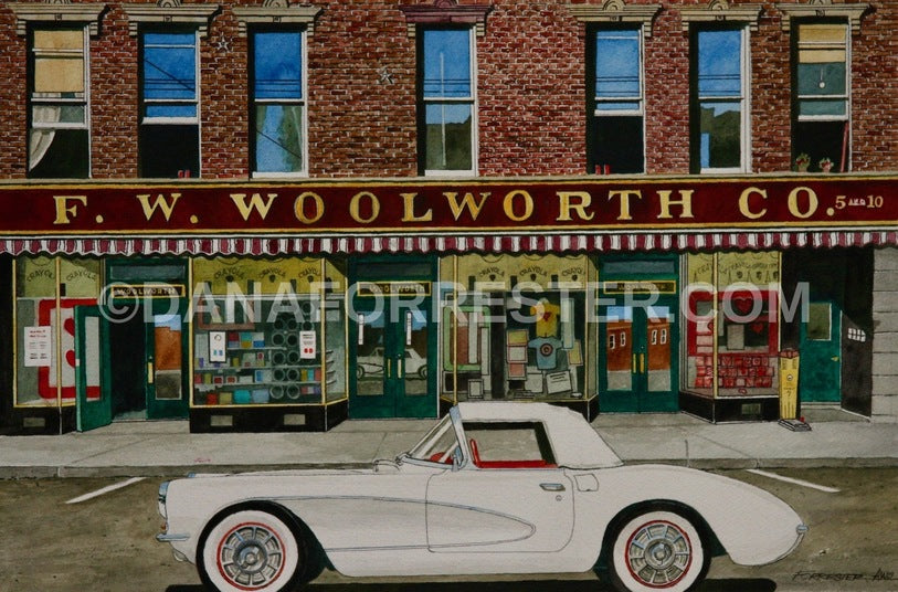 "The Last Dime Store" – Dana Forrester Watercolors