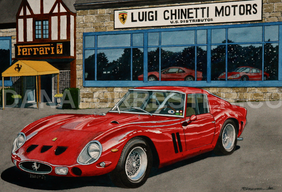 "Little GTO" – Dana Forrester Watercolors