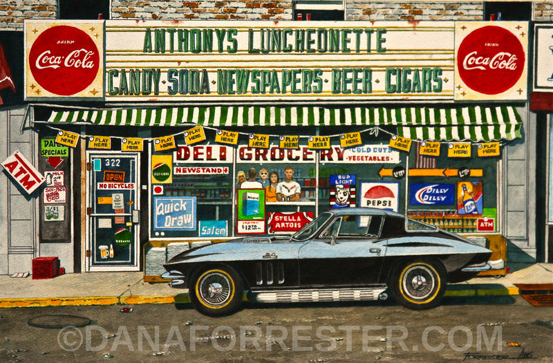 "The Coffee Line" – Dana Forrester Watercolors