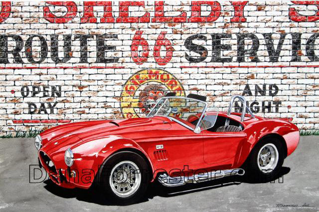 Ed's Route 66 Service – Dana Forrester Watercolors