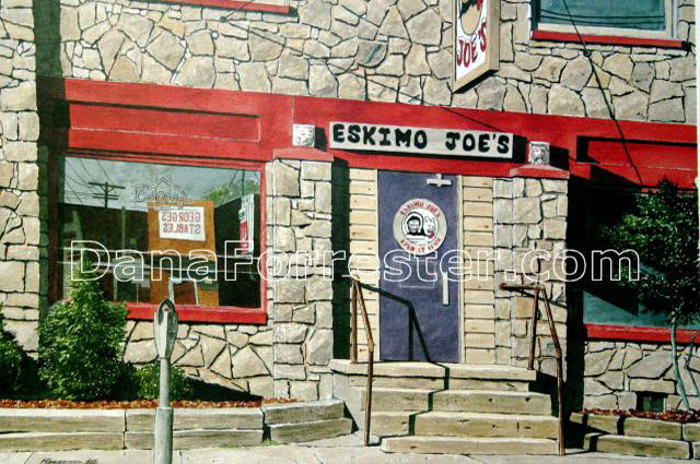 "Eskimo Joe's" – Dana Forrester Watercolors